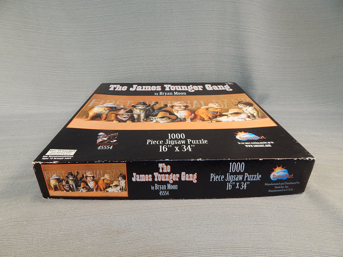 1000 Piece The James Younger Gang Puzzle - Certified Complete! – Second ...