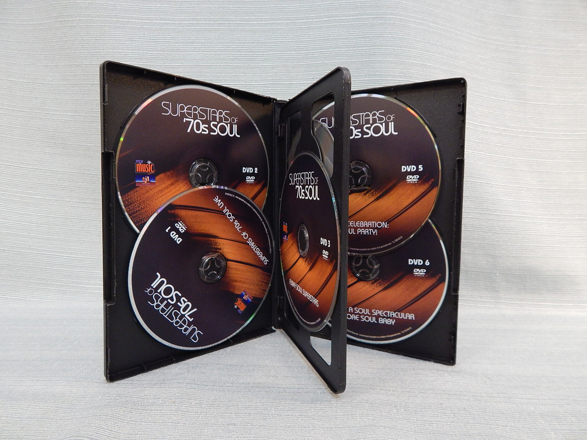 Superstars of 70s Soul - 6 DVD Set – Second Life Upscale Thrift
