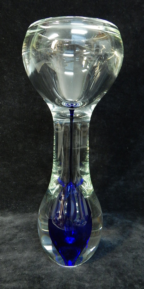 Art Glass Candle Holder by Jacob Pfeifer – Second Life Upscale Thrift
