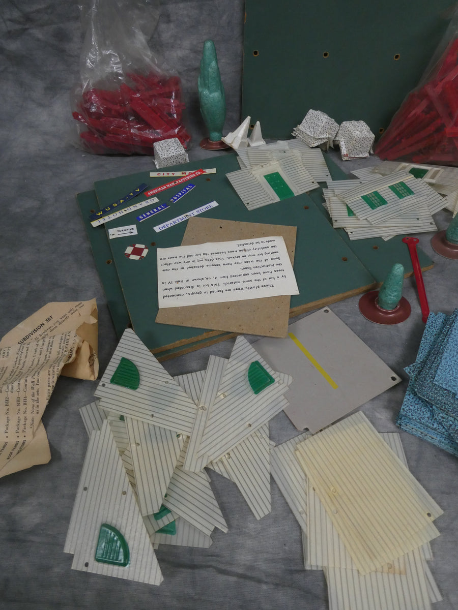 Vintage 1962 Kenner Build-A-Home Sets #14 & #15 & Subdivision #16 ...