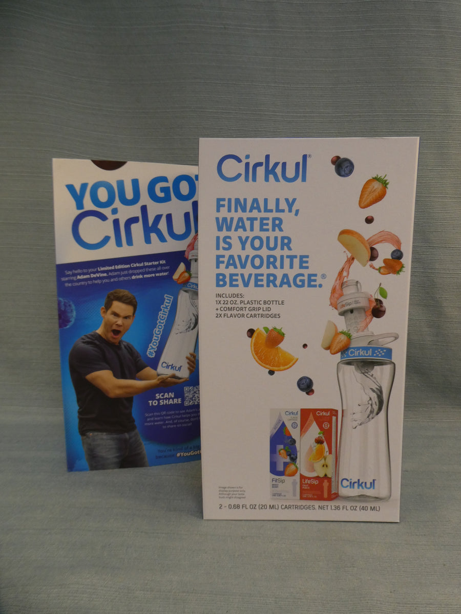 Cirkul 22 oz. Filter Water Bottle Starter Kit - Brand New! – Second ...